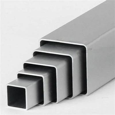 China 201 321 316 304 Stainless Steel Square Tube Aisi Inox Pipe Hairline for sale