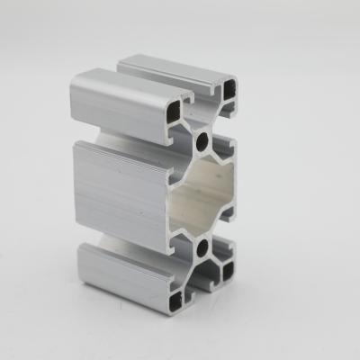 Cina 6063 profili di alluminio industriali strutturali dell'estrusione della scanalatura di T5 T V per la finestra e le porte in vendita