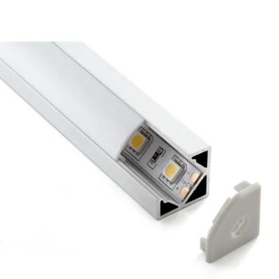 Cina V Shaped Triangle LED Aluminium Extrusion Corner LED Profile 18X18mm 45degree in vendita