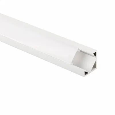 Cina V Shaped Triangle LED Aluminium Extrusion Corner LED Profile 18X18mm 45degree in vendita