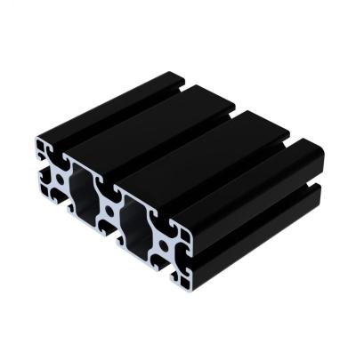Cina Black Anodized 4040 Industrial Frame Material T Slot Extruded Aluminum Profile 40X40 in vendita