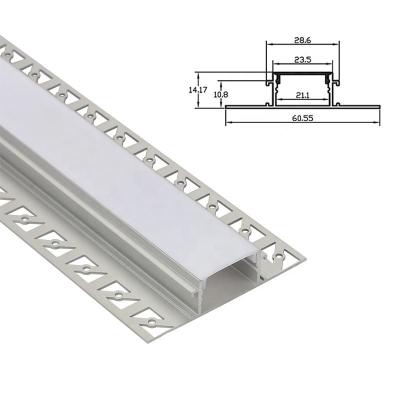 Cina Trimless Wall Mounted Aluminum Profile For LED Strip Light in vendita