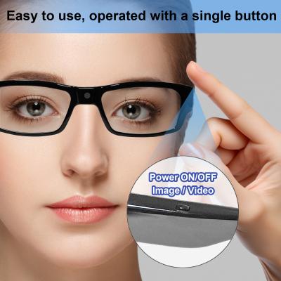 China 1080P Spy Glasses Camera Lightweight Mini Hidden Camera In Eyeglasses for sale