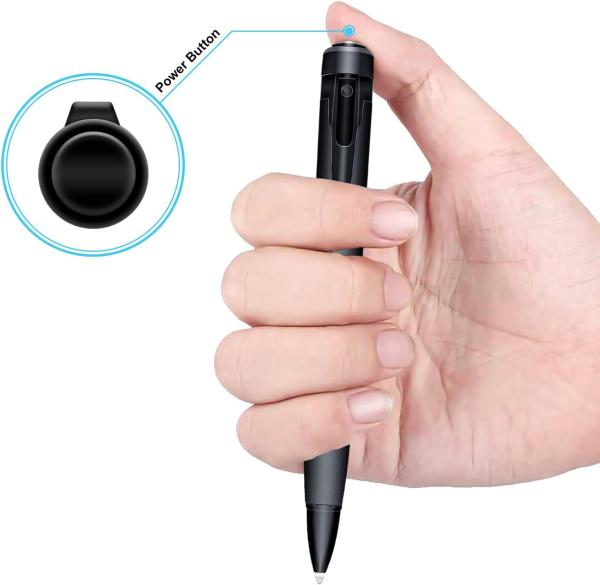 Quality Black Miniature Spy Camera , 1080P Mini Hidden Pen Camera With 64GB SD Card for sale