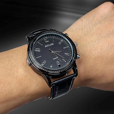 China Black Watch Hidden Camera 1080P Spyware Hidden Camera Mini 4.8 Ounces for sale