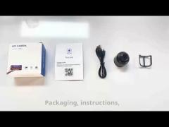 ABS Plastic Mini Security Spy Camera , WIFI HD 1080P Mini Camera With Audio