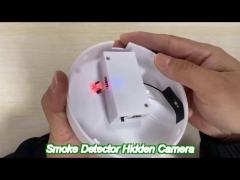 1080P WIFI Hidden Camera Fire Detector Spy Camera White 7.5 Ounces