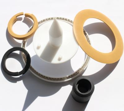 China High temperature resistant  round rod PTFE CNC parts Extruded  rod with hole for sale