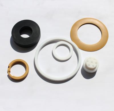 China High temperature resistant  round rod PTFE CNC parts Extruded  rod with hole for sale