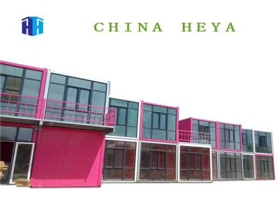 China Hotel Use Luxury Double Storey Prefab Houses Prebuilt Container Home Strong Frame for sale