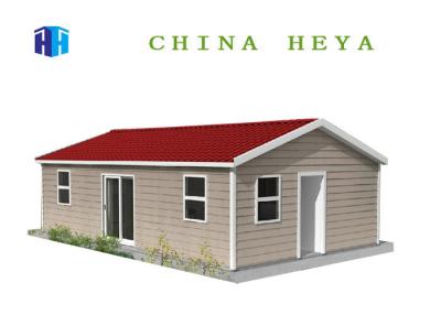 China Termite Proof Prefab 2 Bedroom House , Metal Modular Homes Aluminum Windows for sale