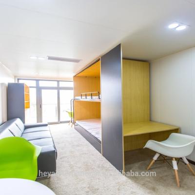 China Standard Apartment Prefab Container House Building With Long Use Life Time for sale