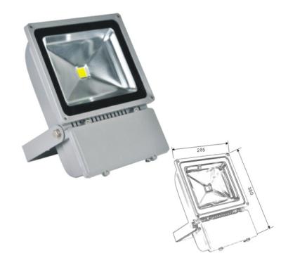 China CE Approved Meanwell Driver IP65 80W LED Flood Lighting for sale