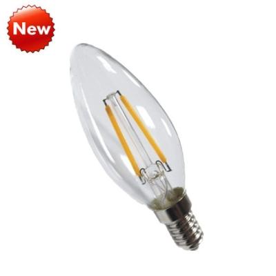 China New Dimming 1.5W Candle 35mm LED Filament Light Bulb for sale