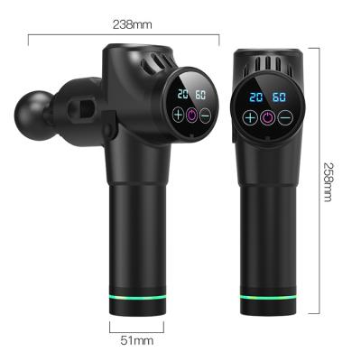 China Da arma Handheld sem escova do Massager do motor de ROHS tela táctil sem corda do LCD de 30 velocidades à venda