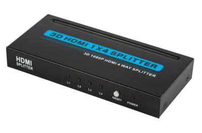 China 1 X 4 HDMI Signal Splitter 4 Way With HDCP Compliant Over One Cat5e / 6 for sale