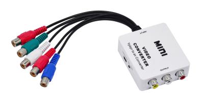 Cina video convertitore di 1080P VGA, MINI YPbPr al convertitore di avoirdupois per la videoconferenza/teatro domestico in vendita