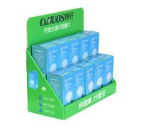 China Custom Counter Condom Paper Display Box Packaging for sale