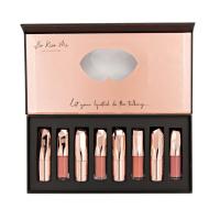 China Custom Lip Balm Lip Gloss Set Packaging Clamshell Packaging Box With Window for sale