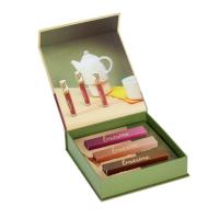China Custom Lip Balm Lip Gloss Set Packaging Clamshell Packaging Box With Window for sale