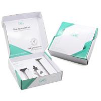 China Custom Shampoo Box Packaging Dropper Bottle Shipping Boxes With Insert for sale