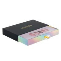 China Customizable Luxury Packaging Paper Boxes For Press On Nails for sale