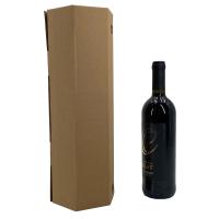 China Custom Corrugated Red Wine Bottle Roller Box Packaging for sale