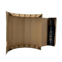 China Custom Corrugated Red Wine Bottle Roller Box Packaging for sale