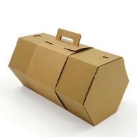 China Custom Apparel Clothes Packaging Roller Box For Clothing for sale