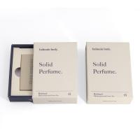 China Custom Luxury Drawer Solid Perfume Balm Packaging Box for sale