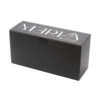 China Custom Empty Black Paper Shoe Packaging Boxes With Logo Packaging for sale