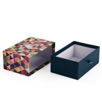 China Rigid Cardboard Gift Printed Paper Box , Custom Drawer Packaging Boxes for sale