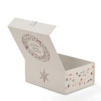China Custom Printing Paper Gift Box With Ribbon For Personalised Foldable Packaging for sale