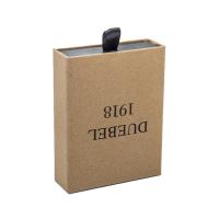 China Samll Drawer Custom Printed Gift Boxes With Brown Rigid Paperboard Material for sale