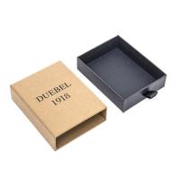 China Samll Drawer Custom Printed Gift Boxes With Brown Rigid Paperboard Material for sale