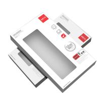 China Mobile Phone Case Packaging Box Custom Printed With PVC Window And Hook for sale