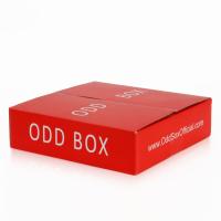 China Red Corrugated Cardboard Packaging Box ，Reusable Custom Printed Corrugated Boxes for sale
