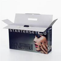 China Durable Corrugated Packaging Box With Plastic Handle , cardboard boxes for packing for sale