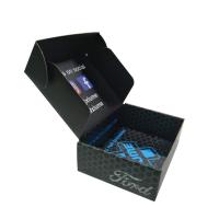 China Custom Recycled Black Corrugated Packaging Monthly Box Subscription for sale