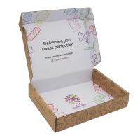 China Customised Printing Corrugated Cardboard Packaging Gift Sweet Box for sale