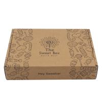 China Customised Printing Corrugated Cardboard Packaging Gift Sweet Box for sale