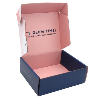 China Custom mailing postal packaging Boxes Corrugated Subscription Mailer Box For Shipping for sale