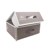 China Custom Large Wide Brim Cap Fedora Hat Boxes Packaging Personalized Fedora Hat Shipping Box for sale