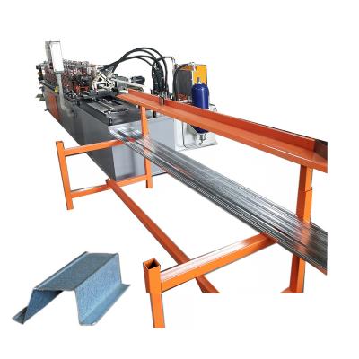 China Construction worksÂ   Light Gauge Omega Type Steel Roll Forming Machine Steel Truss Machine For Metal Framing Skeleton System for sale