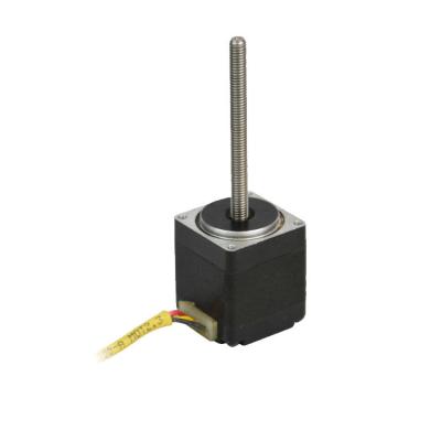China NEMA 17 Linear Lead Screw Hybrid Stepper Motor 42mm Diameter With POM Brass Nut for sale