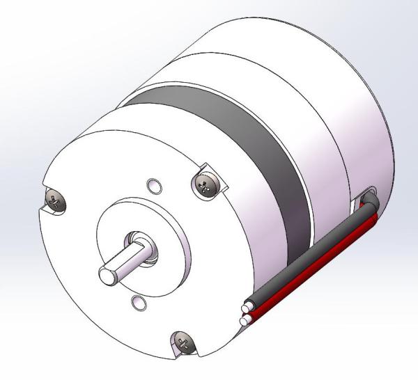 Quality 57mm 36V 8 Pole Brushless Servo Motor 3000RPM Stable And Safety Operation for sale