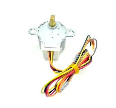 중국 5V 줄기 스테퍼 모터 기어 줄기 4 단계 스테퍼 모터 24mm 낮은 소음 책상 팬 판매용