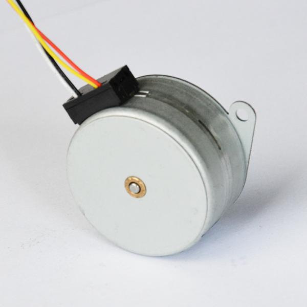 Quality 42mm 24V 42BY412 Permanent Magnet Stepper Motor 7.5 Degree Step Angle 23mm for sale