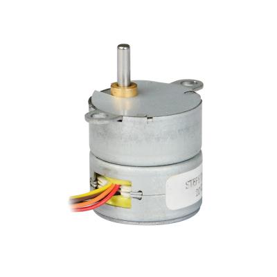 Cina Motore passo-passo con ingranaggi da 25 mm, rapporto di riduzione 1:10, motore passo-passo a magneti permanenti a basso rumore in vendita