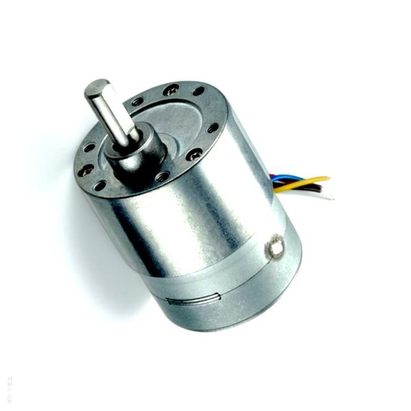 Quality 35mm GM37-35BY Geared Stepper Motor 2 Phase 5 Wire Stepper Motor DC For Saliva Analyzer for sale